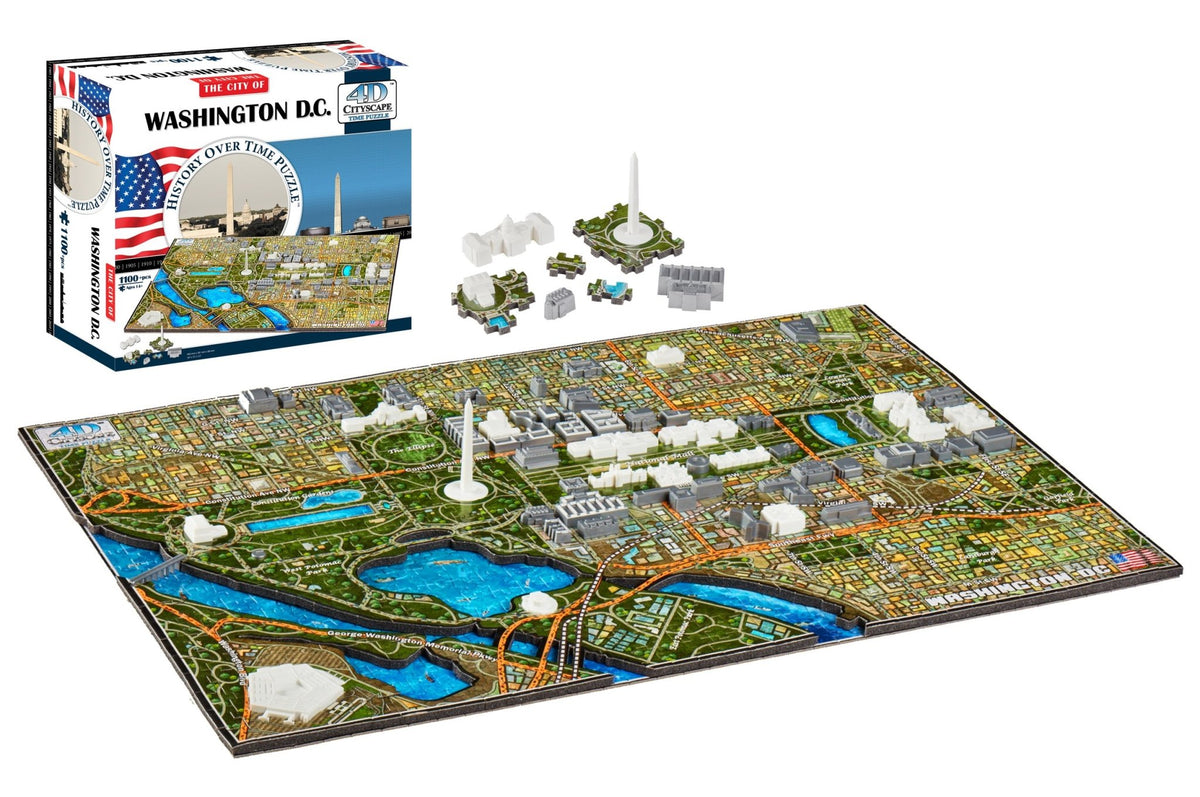 4D Cityscape Washington DC Time Puzzle | 4D Puzzle | 4D Cityscape
