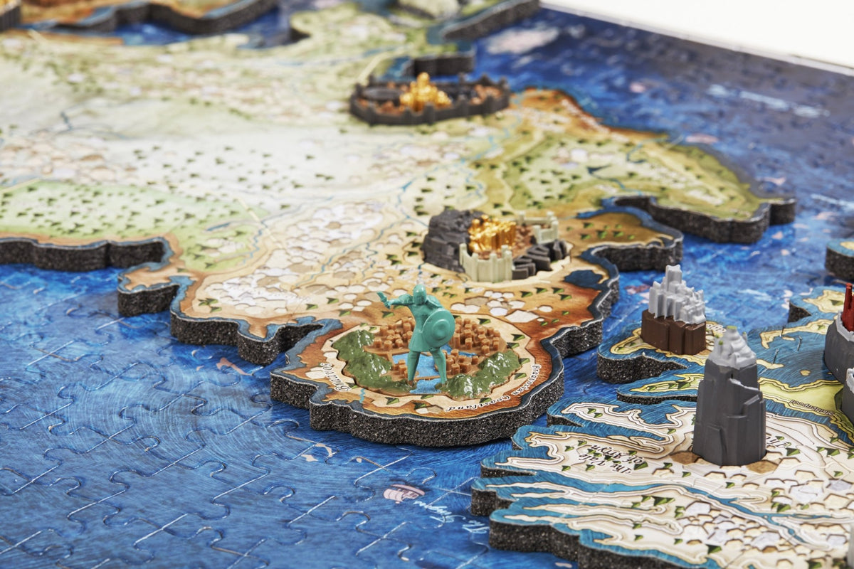 4D Game of Thrones Westeros & Essos Puzzle | 4D Puzzle | 4D Cityscape