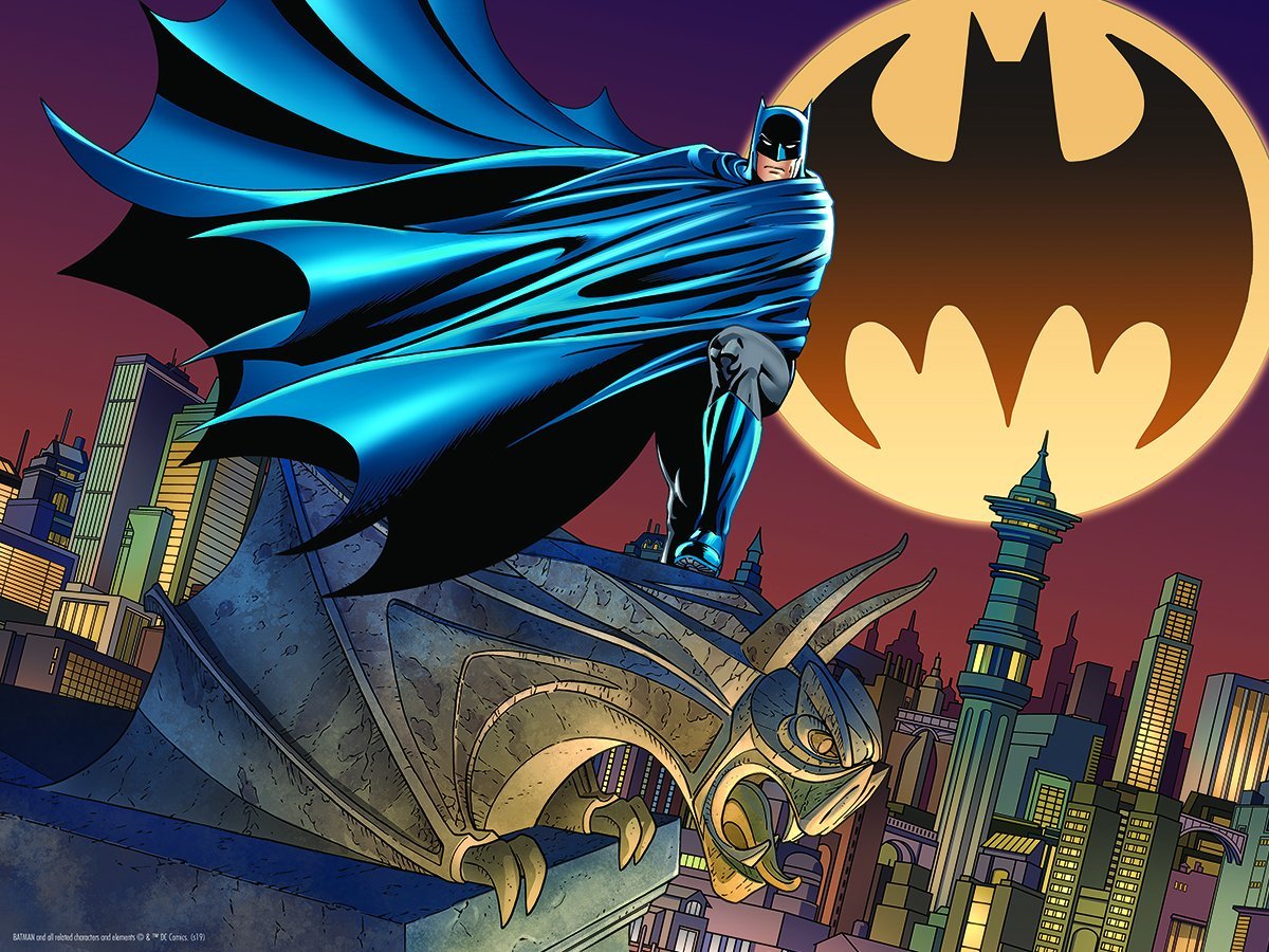 Lenticular 3D Puzzle: Bat Signal | 4D Puzzle | 4D Cityscape