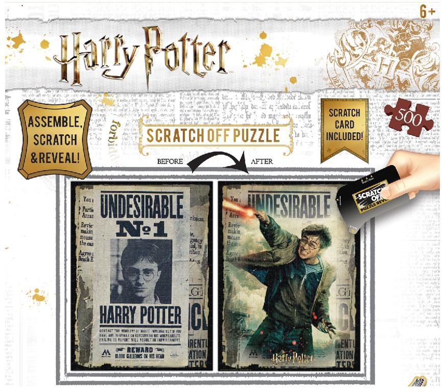 Scratch OFF Puzzle Harry Potter Wanted | 4D Puzzle | 4D Cityscape